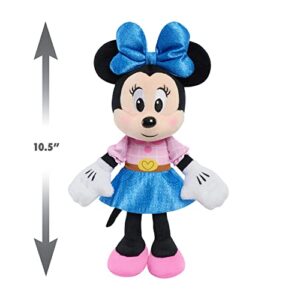 Disney Junior Minnie Mouse Small Plush Stuffed Animal, Officially Licensed Kids Toys for Ages 2 Up by Just Play