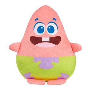 spongebob squarepants 7-inch small plush patrick starfish stuffed animal, kids toys for ages 3 up, basket stuffers and small gifts by just play