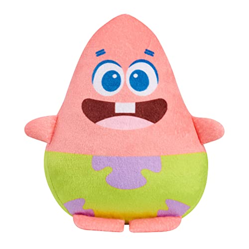 SpongeBob SquarePants 7-inch Small Plush Patrick Starfish Stuffed Animal, Kids Toys for Ages 3 Up, Basket Stuffers and Small Gifts by Just Play