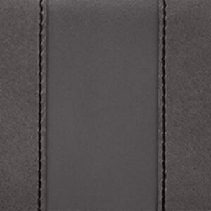 Fossil Men's Everett Leather Slim Minimalist Bifold Front Pocket Wallet, Lead Gray