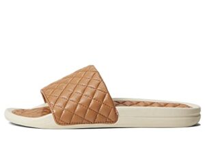 athletic propulsion labs (apl) lusso slide caramel/pristine 6 b (m)