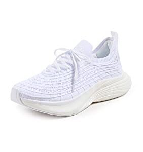 APL: Athletic Propulsion Labs Women's Zipline Sneakers, White/White, 8 Medium US