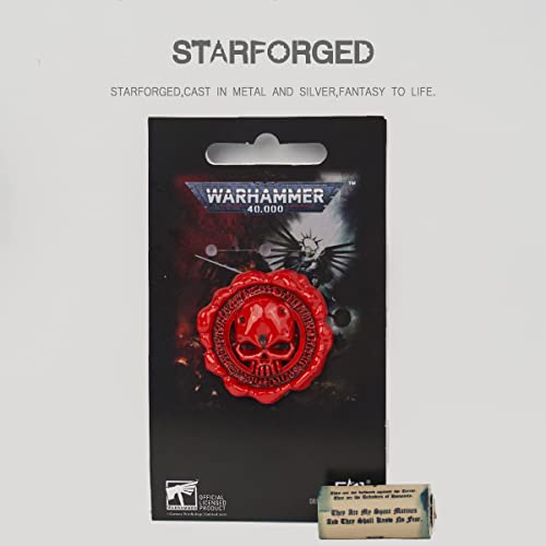 Starforged Index Astartes Skull Commemorative Crest Retro Skull Purity Seals Warhammer 40K