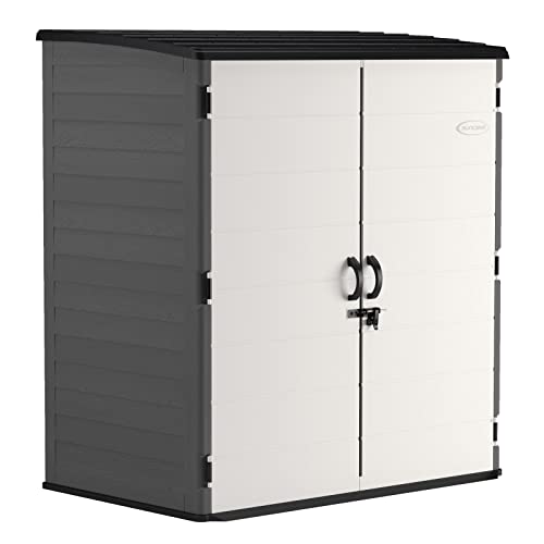 GXP 6x4 Vertical Shed 106 cu. ft Storage Outdoor All-Weather Construction