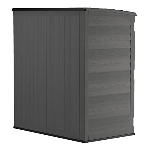 GXP 6x4 Vertical Shed 106 cu. ft Storage Outdoor All-Weather Construction