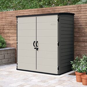 GXP 6x4 Vertical Shed 106 cu. ft Storage Outdoor All-Weather Construction