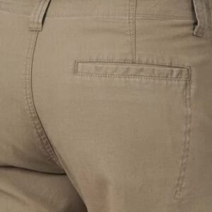 Men's Wrangler Relaxed Fit Flex Cargo Pants Barley Hidden Tech Pocket Straight Leg Flat Front (34x30)