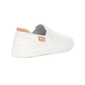 UGG Women's Alameda Slip ON Sneaker, Bright White Leather, 7.5