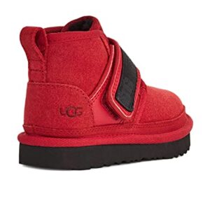 UGG Boy's T Neumel Snapback Chukka Boot, Samba RED, 10 Toddler