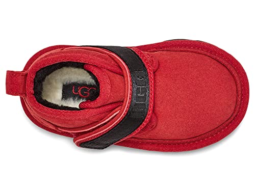 UGG Boy's T Neumel Snapback Chukka Boot, Samba RED, 10 Toddler