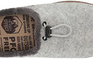 KEEN Women's Howser 3 Slide Comfy Durable Slippers, Light Gray Wool/Vapor, 7