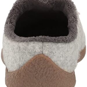 KEEN Women's Howser 3 Slide Comfy Durable Slippers, Light Gray Wool/Vapor, 7