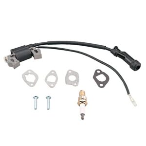 jjing ignition coil spark plug kit for honda gx160 gx200 gx120 gx110 gx140 harbor freight 212cc 173cc r210 engine go kart champion generac 163cc 196cc 208cc 212cc engine power equipment