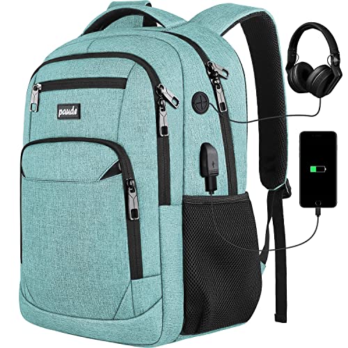 Paude School Backpack,15.6 Inch Laptop Backpack Women Bookbag Rucksack for Teen Girls,School Bags for Teens