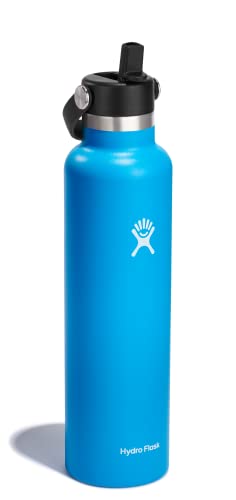 Hydro Flask 24 oz Standard Mouth Flex Straw Cap Pacific