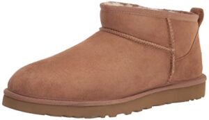 ugg men's classic ultra mini fashion boot, chestnut, 11