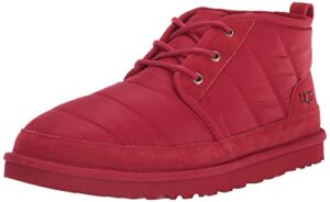 ugg men's neumel lta chukka boot, samba red, 12