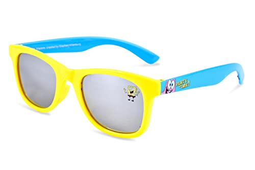 Nickelodeon SpongeBob SquarePants Boys Sunglasses for Kids and Glasses Case Set Eyewear for Toddlers (OS, Yellow)