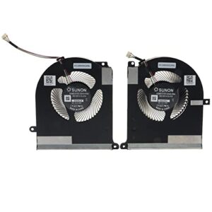 cpu gpu cooling fan for dell alienware area-51m r2 rtx 2080 tw5y8 tpv77 dc28000q3sl dc28000q4sl