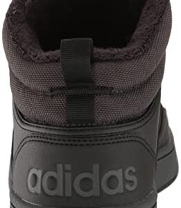 adidas Men's Hoops 3.0 Mid Basketball Shoe, Black/Carbon/White, 12