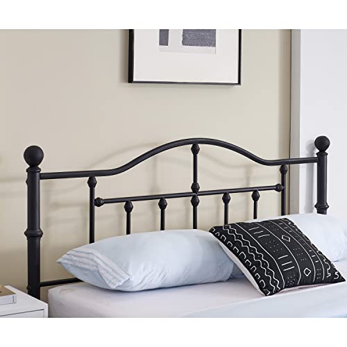 VECELO Queen Size Bed Frame, Metal Platform Mattress Foundation with Headboard & Footboard,No Box Spring Needed