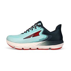 altra men's al0a5475 provision 6 road running shoe, black/light blue - 12 m us