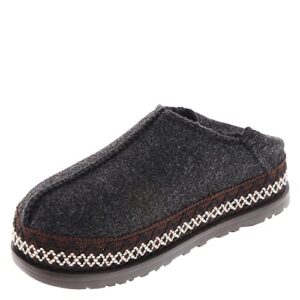 ugg women's refelt tasman moccasin, black, 5