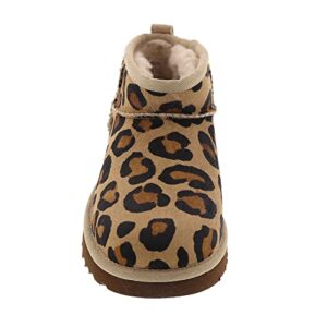 UGG Women's Classic Ultra Mini Spotty Boots, Natural, 5