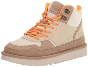 ugg women's highland hi heritage sneaker, sand, 6