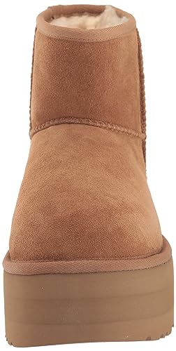 UGG Women's Classic Mini Platform Boots, Chestnut, 9