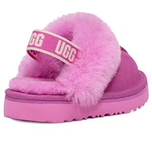 UGG Girls T FUNKETTE Slipper, Purple Ruby, 7 Toddler