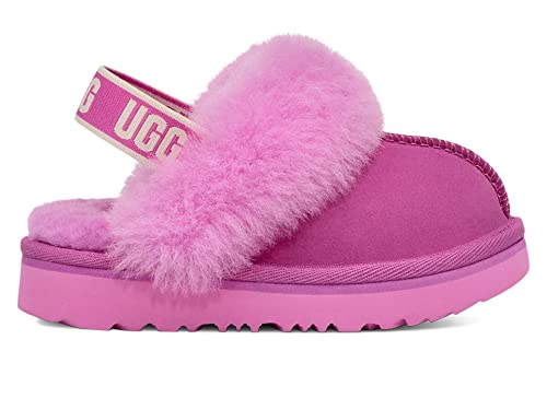 UGG Girls T FUNKETTE Slipper, Purple Ruby, 7 Toddler