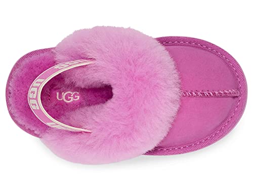 UGG Girls T FUNKETTE Slipper, Purple Ruby, 7 Toddler