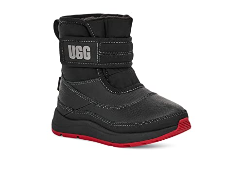 UGG T Taney Weather Snow Boot, Black, 12 US Unisex Little Kid