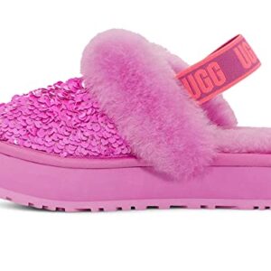 UGG Girls K FUNKETTE Chunky Sequin Slipper, ECHINACEA, 6 Big Kid