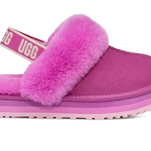 UGG Girls K FUNKETTE Slipper, Purple Ruby, 5 Big Kid