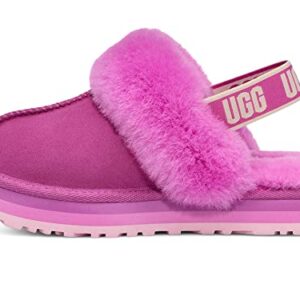 UGG Girls K FUNKETTE Slipper, Purple Ruby, 5 Big Kid