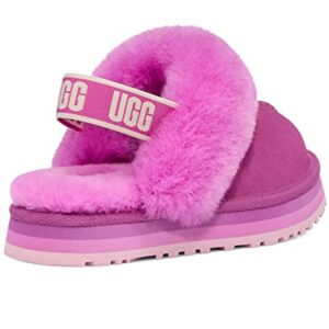 UGG Girls K FUNKETTE Slipper, Purple Ruby, 5 Big Kid