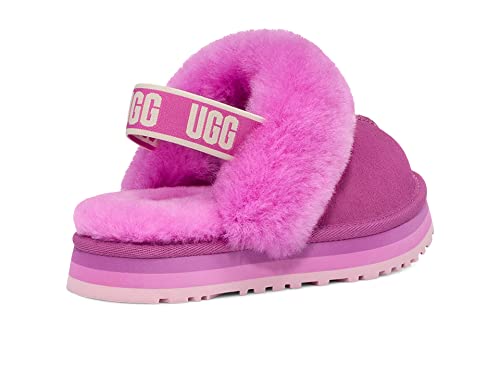 UGG Girls K FUNKETTE Slipper, Purple Ruby, 5 Big Kid