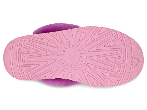 UGG Girls K FUNKETTE Slipper, Purple Ruby, 5 Big Kid