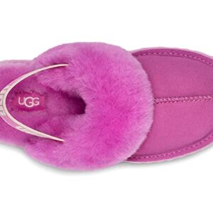 UGG Girls K FUNKETTE Slipper, Purple Ruby, 5 Big Kid