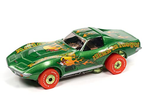 Auto World Thunderjet R33 Looney Tunes Speedy Gonzales - 1971 Chevy Corvette HO Scale Slot Car