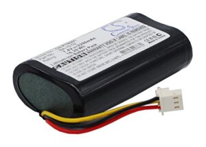 cxyz 2200mah battery replacement for citizen ba-10-02 cmp-10 mobile thermal printer