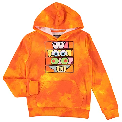 SpongeBob SquarePants Boys Graphic Hoodie and T-Shirt 2-Piece Set (Multi, 6-7)