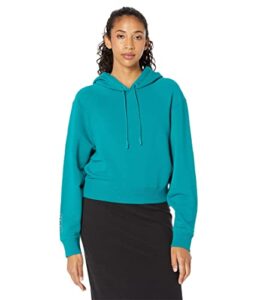 ugg women's mallory cropped hoodie, flood, large