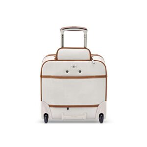 DELSEY Paris Chatelet 2.0 Softside Luggage Under-Seater with 2 Wheels, Angora, Carry-on 16 Inch