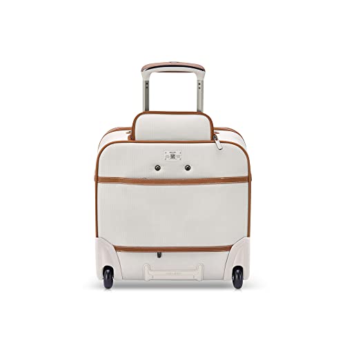 DELSEY Paris Chatelet 2.0 Softside Luggage Under-Seater with 2 Wheels, Angora, Carry-on 16 Inch