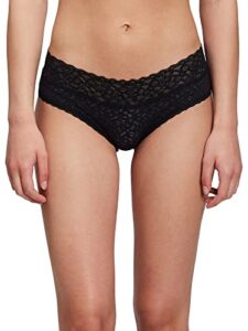 gap womens lace cheeky underwear, true black multi, medium us