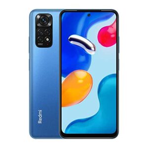 xiaomi redmi note 11s 4g volte 128gb + 8gb factory unlocked 6.43" quad camera 108mp night mode (not verizon sprint boost cricket at&t) (w/fast car charger bundle) (twilight blue)