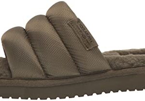 Koolaburra by UGG Men's ROMMIE Nylon Slipper, Dark Olive, 11